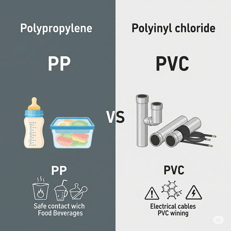 Nhựa PP và PVC khác nhau như thế nào? So sánh chi tiết - MTV Plastic